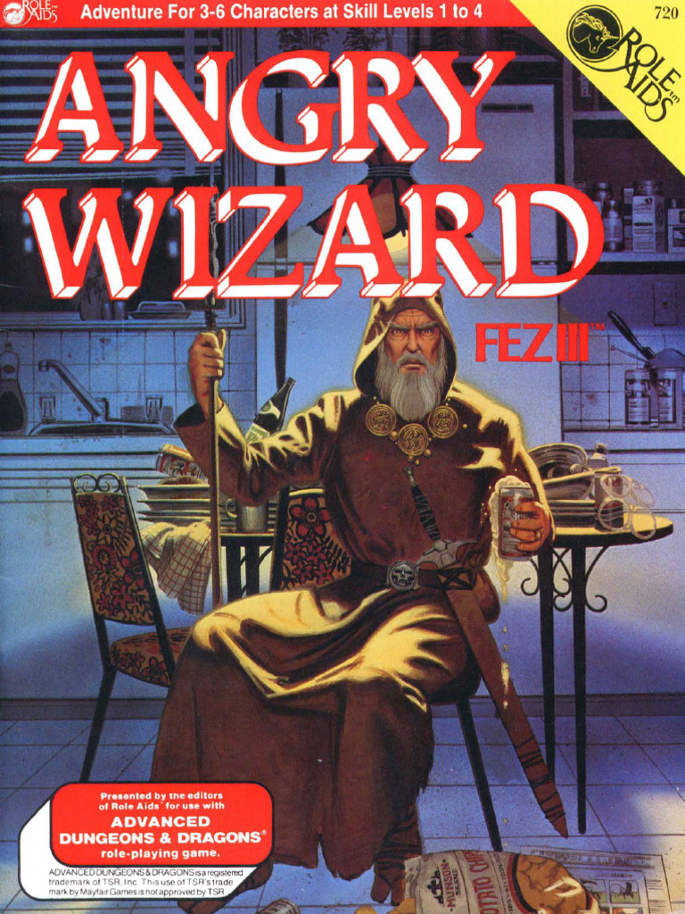 MFG720 Role Aids - Fez III - Angry Wizard | PDF