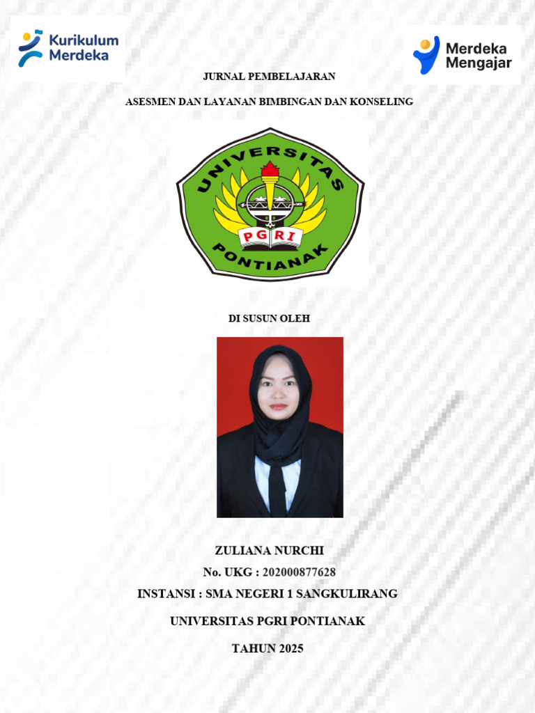 Jurnal Asesmen Layanan BK ZULIANA NURCHI (202000877628) | PDF