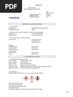 CIF Disinfectant Floor Cleaner SDS | PDF | Occupational Safety And Health