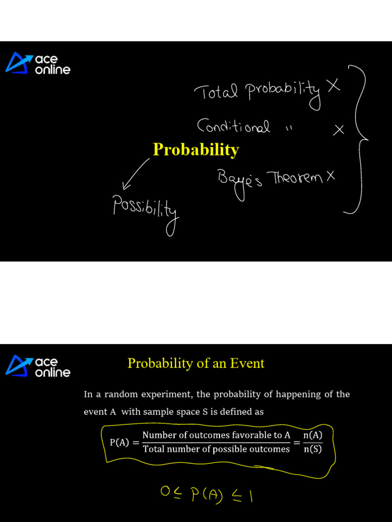 Understanding Probability Concepts | PDF | Probability | Odds