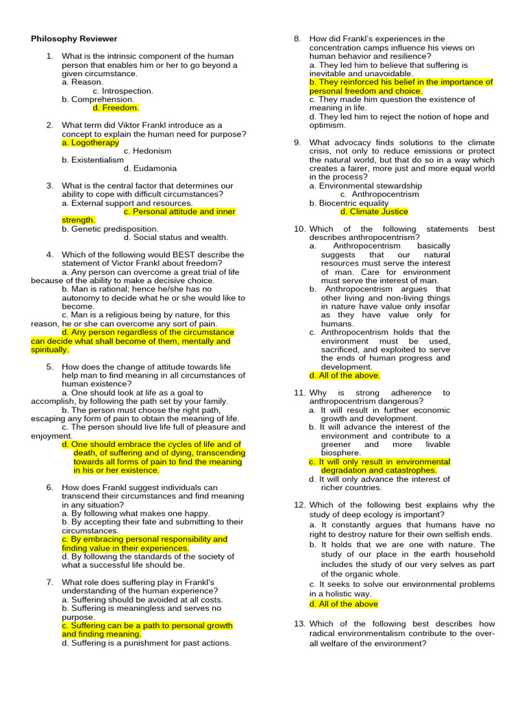 Philosophy of Freedom and Meaning | PDF | Determinism | Free Will