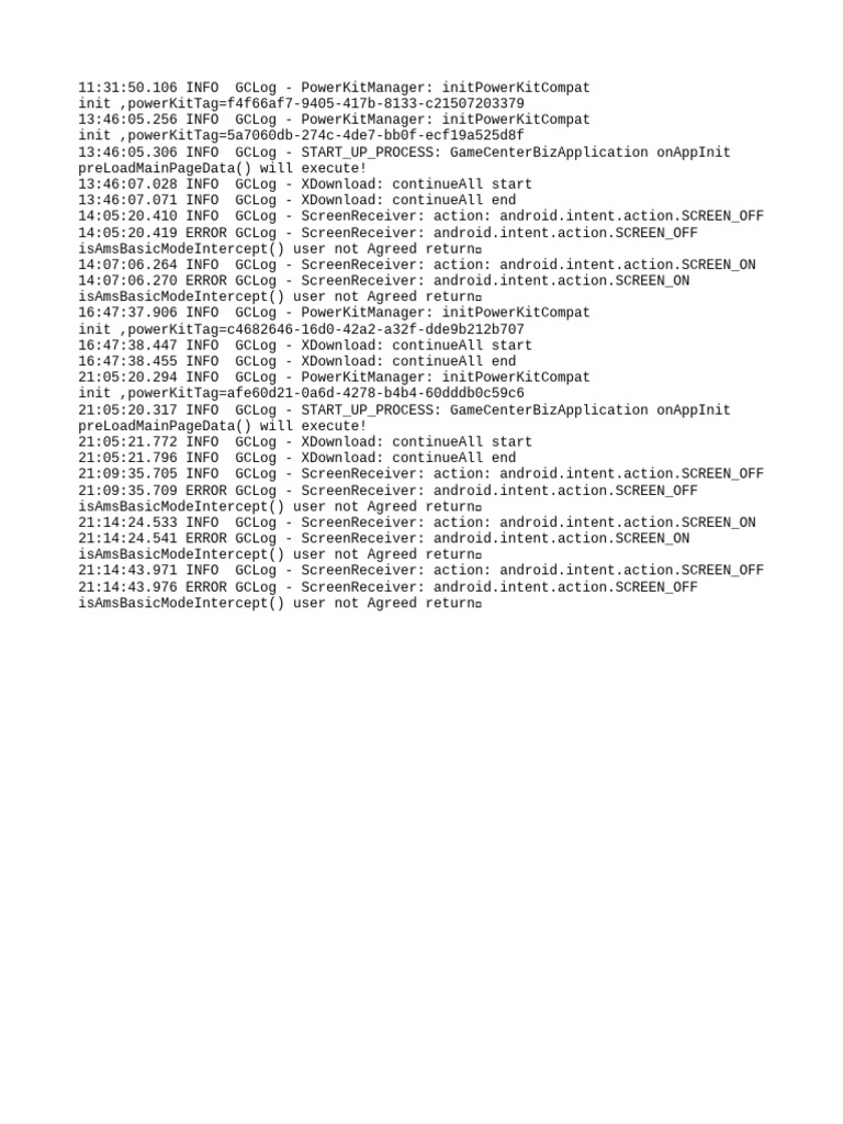 PowerKitManager Initialization Logs | PDF