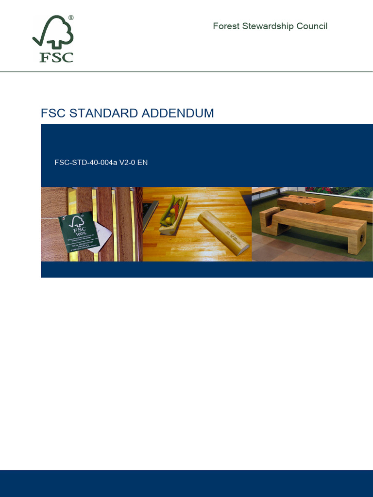 FSC STD 40 004a V2 0 - EN - FSC Product Classification | PDF | Paper ...