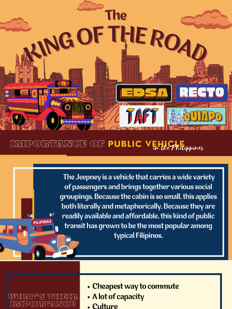 The Importance of The Jeepney | PDF