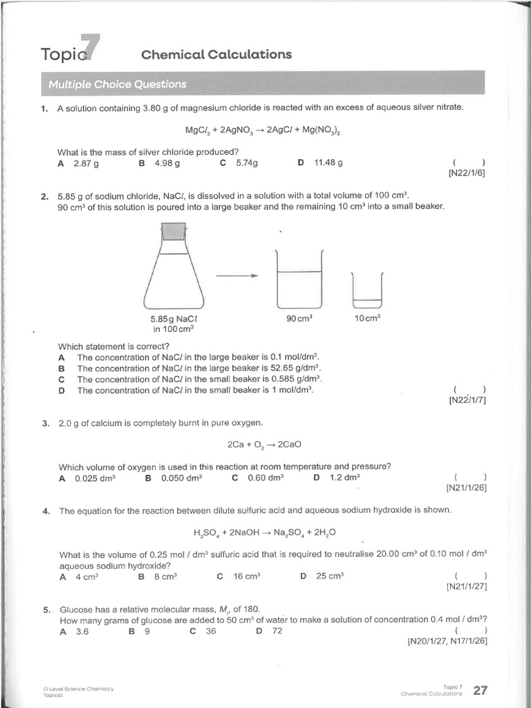 Chem Cal | PDF