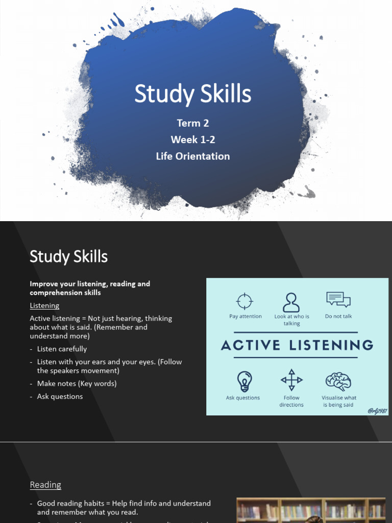 Term 2 W 1-3 Study Skills | PDF | Study Skills | Essays