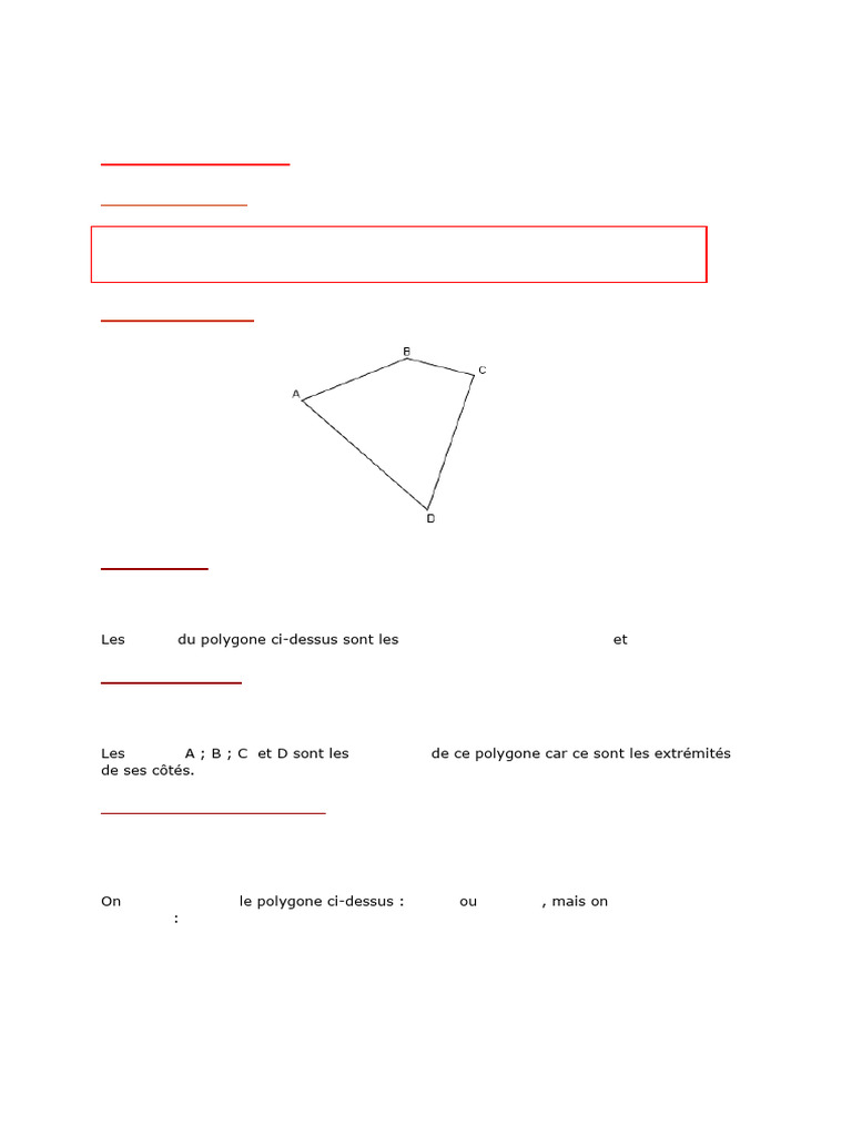 Polygones : Hexagones et Triangles | PDF | Triangle | Polygone
