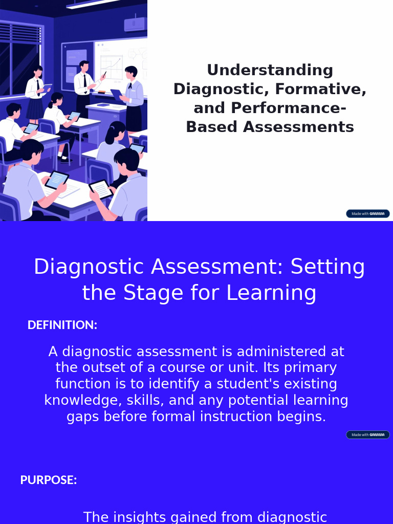 Understanding Diagnostic Assessments | PDF | Educational Assessment ...