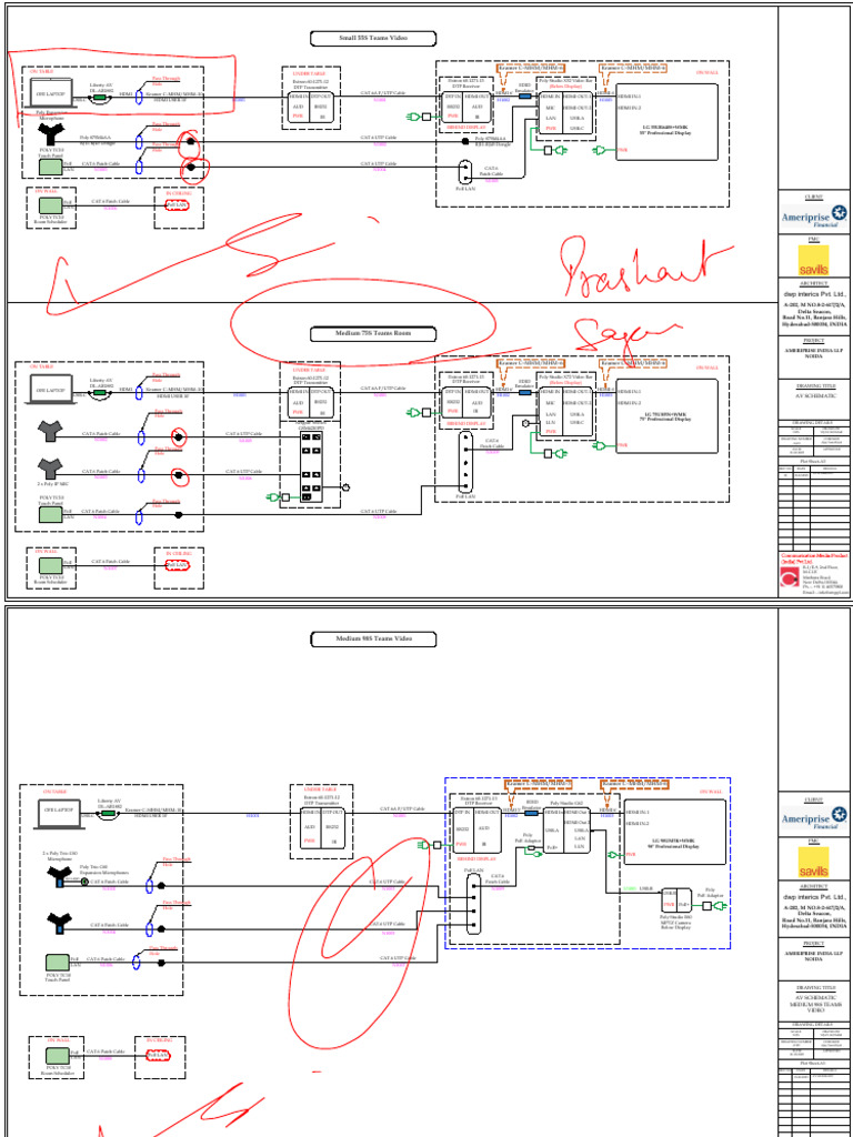 AV Schematic for Teams Rooms Setup | PDF | Digital Technology ...