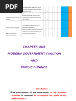 Public Finance Notes (Lecture 1) | PDF | Public Finance | Economics