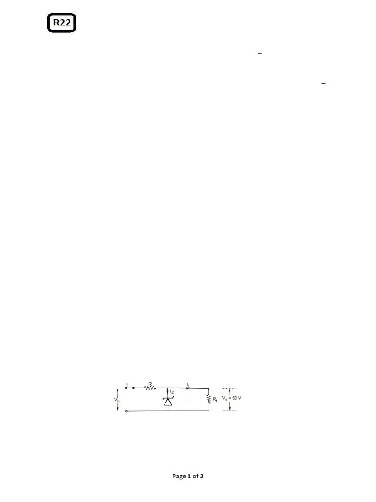 Electronic Devices 22ECC01 | PDF | Field Effect Transistor | Rectifier