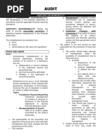 Isa 450 | PDF | Financial Audit | Audit