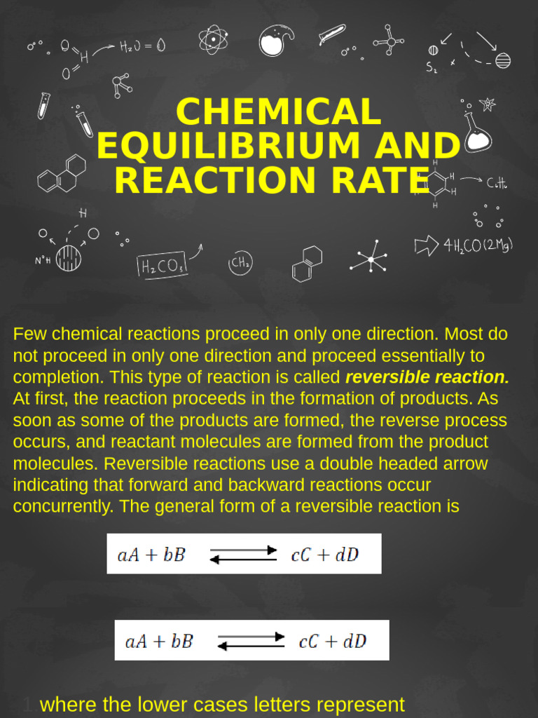 3.1 EQUILIBRIUM CONTINUATION For Stem 12 Students | PDF | Chemical ...