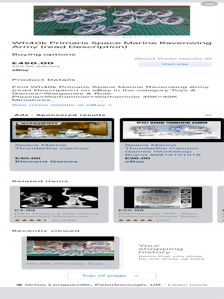 Wh40k Primaris Space Marine Ravenwing Army (Read Description) Google ...