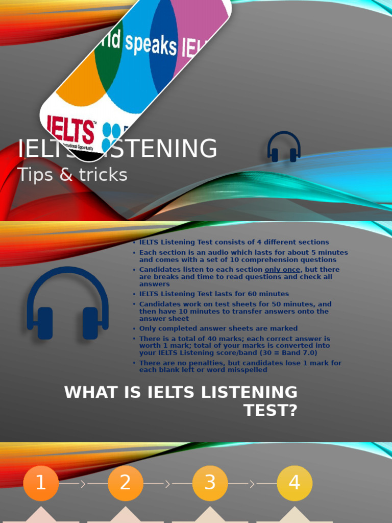 IELTS Listening Test Tips & Strategies | PDF | International English ...