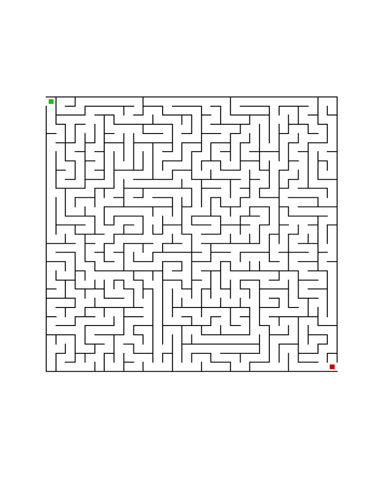 30 X 30 Orthogonal Maze by Printablecreative | PDF
