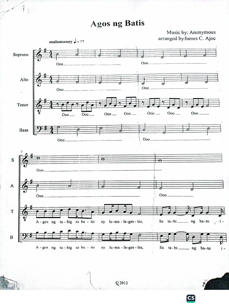 Agos NG Batis | PDF