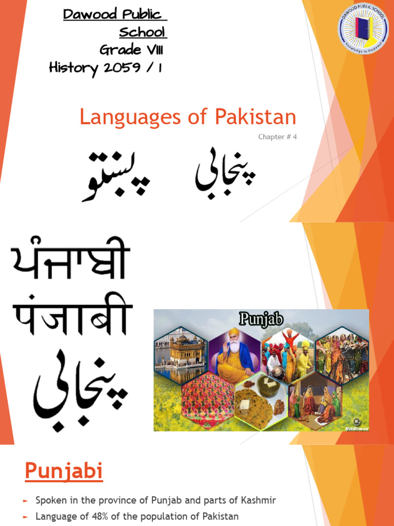 Languages of Pakistan-Punjabi & Pushto | PDF