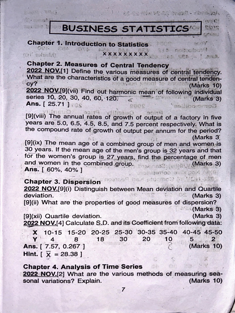 Appendix Business Statistics | PDF | Probability And Statistics