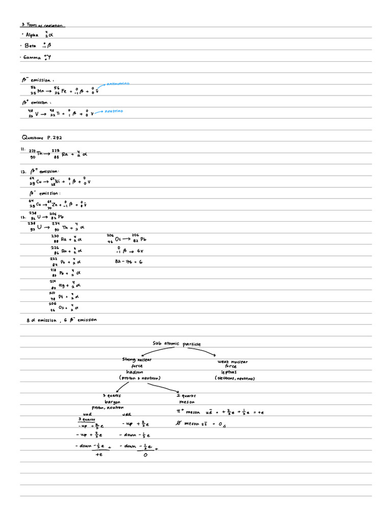 Chapter 15 Atomic Structure & Particle Physics | PDF