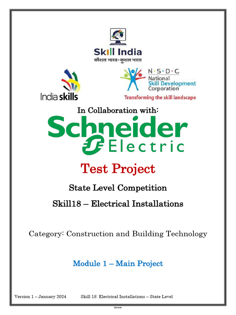 EI 18 State Test Paper 2024 | PDF | Electrical Wiring | Electrician