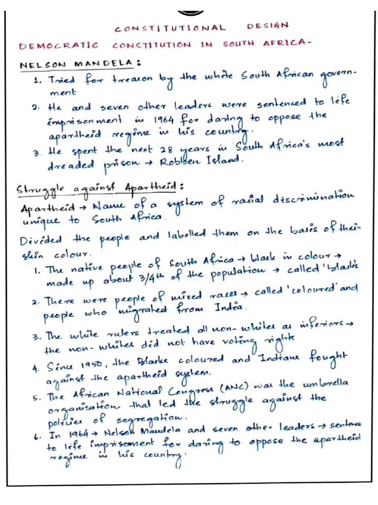 Constitution Design STD - IX | PDF