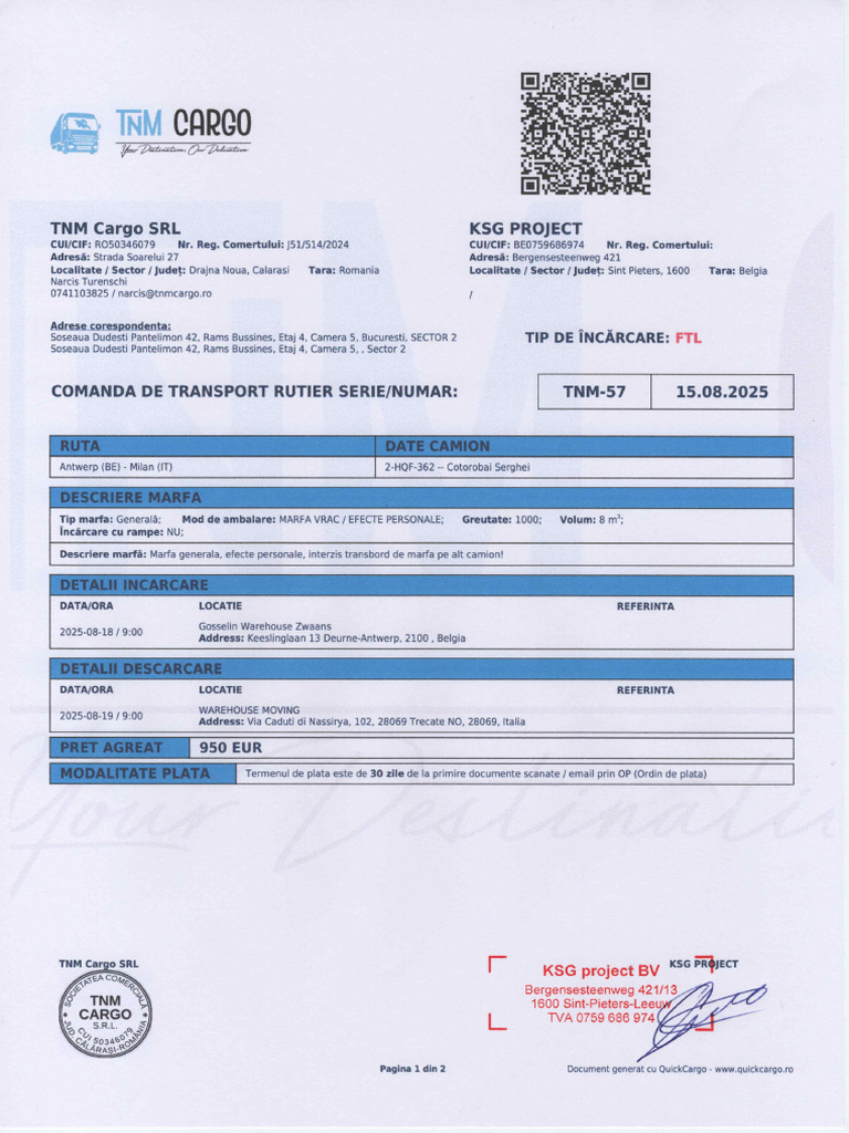 Contract Semnat | PDF