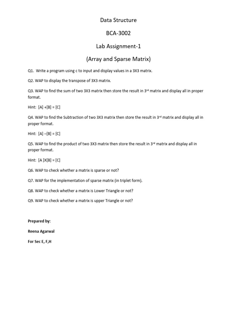 Ds Lab Assignment1 | PDF