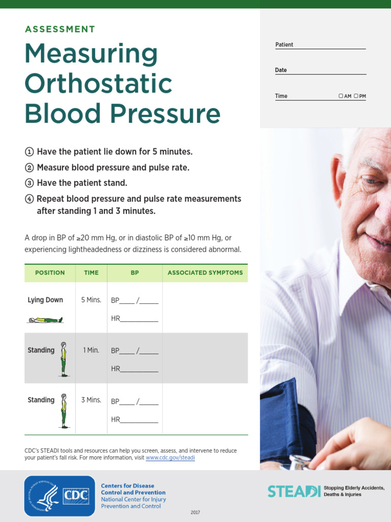 STEADI Assessment MeasuringBP 508 | PDF