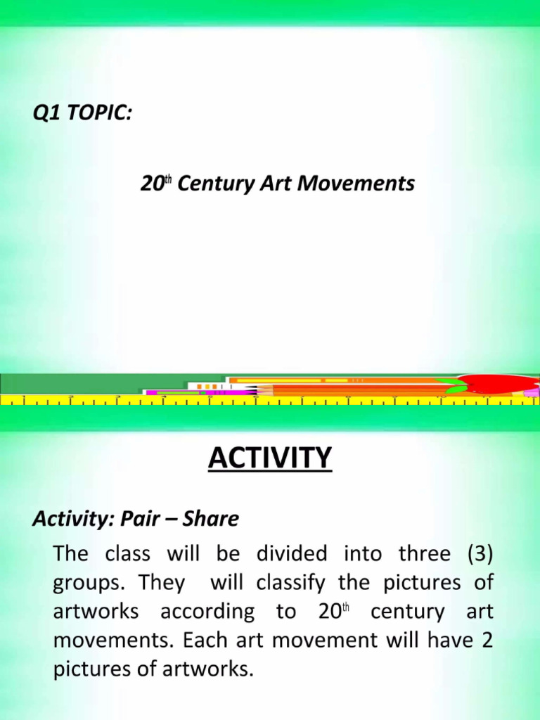 20th Century Art Movement | PDF