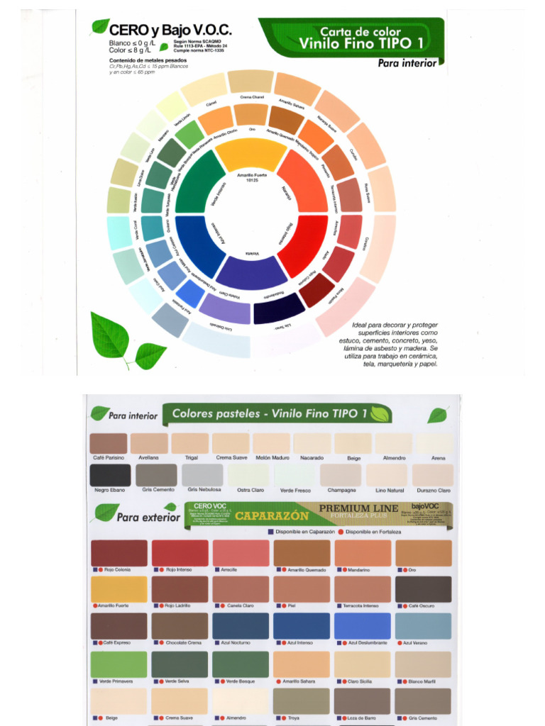 Carta de Colores 2022 | PDF
