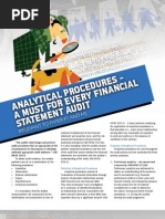 ISA 520: Analytical Procedures Guide | PDF | Audit | Financial Audit