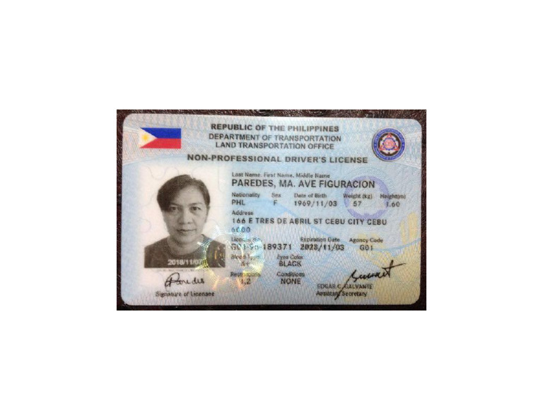 Philippines Drivers License | PDF