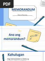 Pagsulat NG Memorandum | PDF