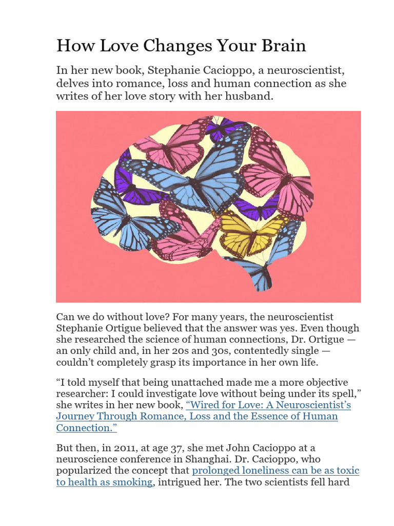 Love's Impact on the Brain Explained | PDF | Love | Loneliness