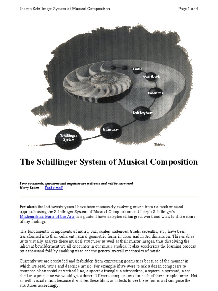 Schillinger System of Musical Composition | PDF | Quantum Mechanics ...