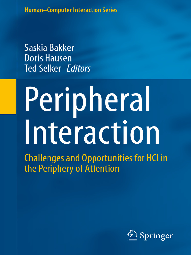 Peripheral Interaction in HCI | PDF | Human–Computer Interaction ...