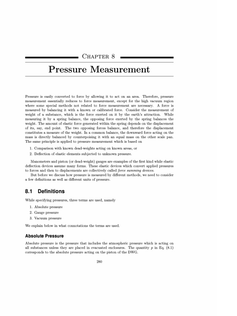 Pressure | PDF
