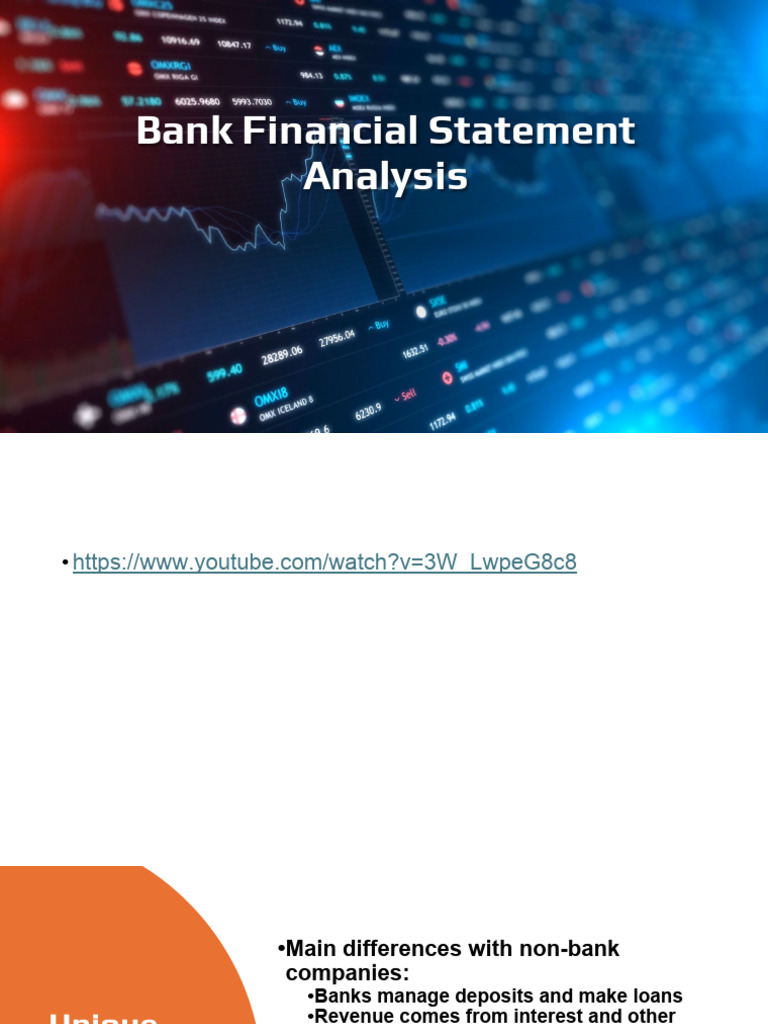 Bank Financial Statement Analysis Guide | PDF | Banks | Financial Risk