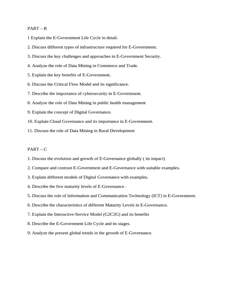 E Governance | PDF