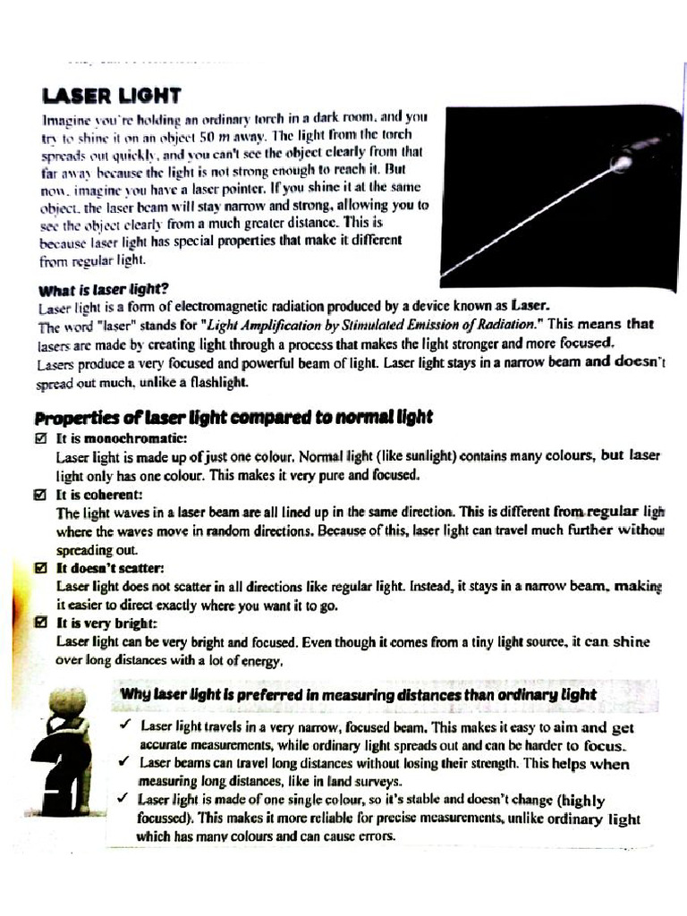 Laser Technology Notes | PDF
