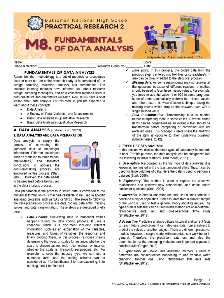 PR2 M8 Fundamentals of Data | PDF | Statistics | Student's T Test