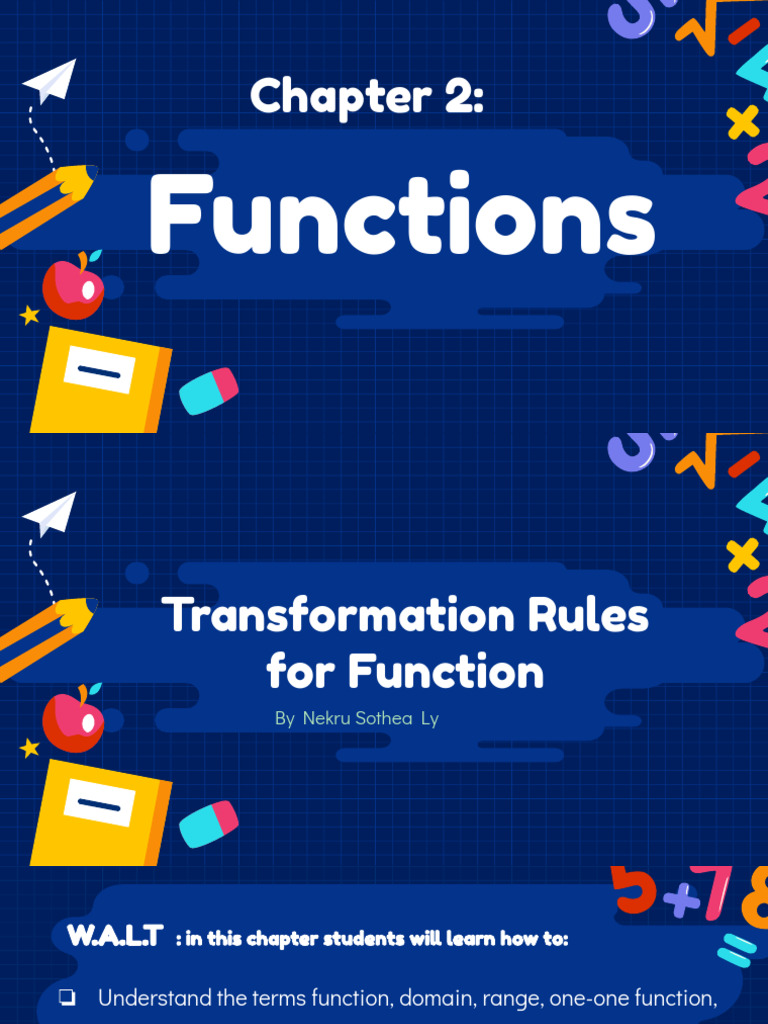 P1 Chapter2 - Functions (Function Transformation) | PDF | Function ...