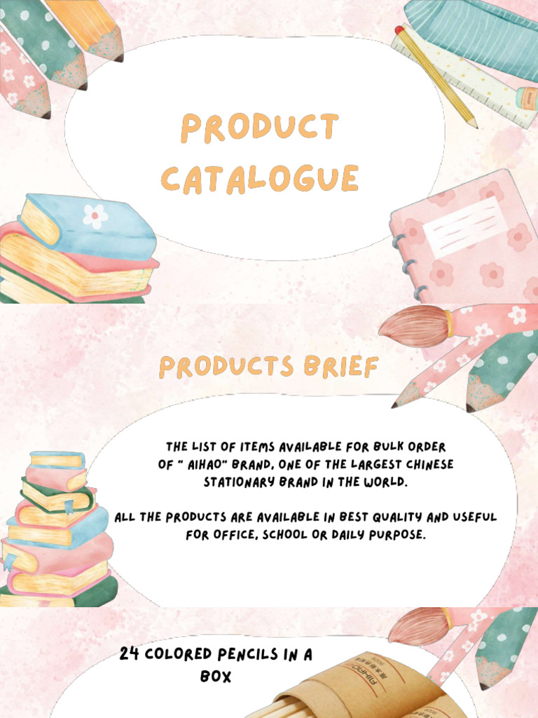 Stationary Products Catalogue | PDF
