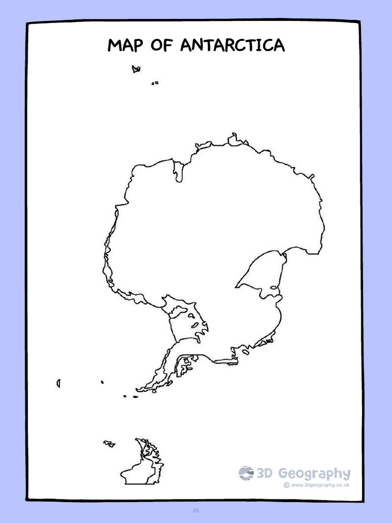 Blank Map of Antarctica | PDF