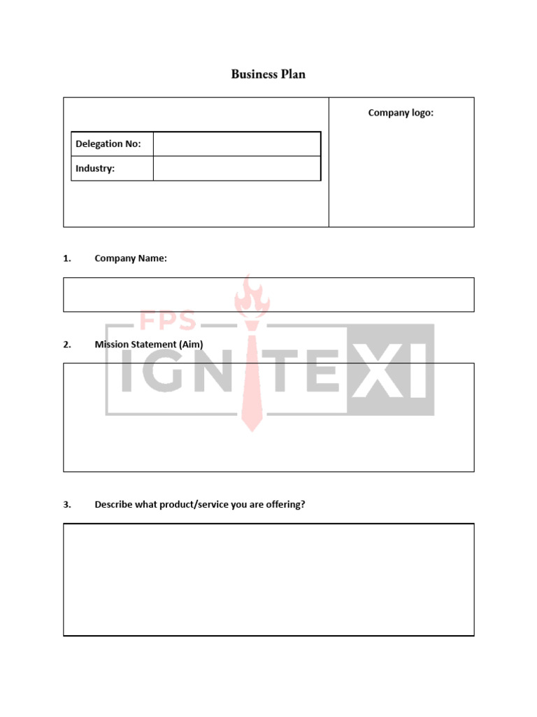 Business Plan IGNITE XI | PDF