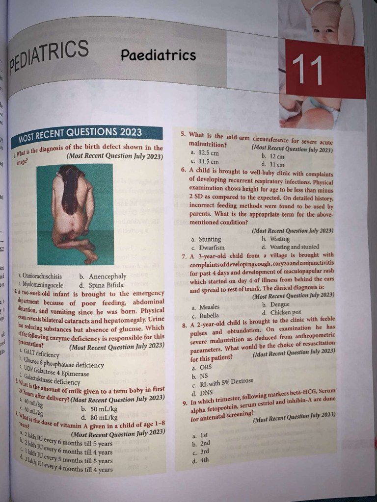 Paediatric Fmge Solution | PDF