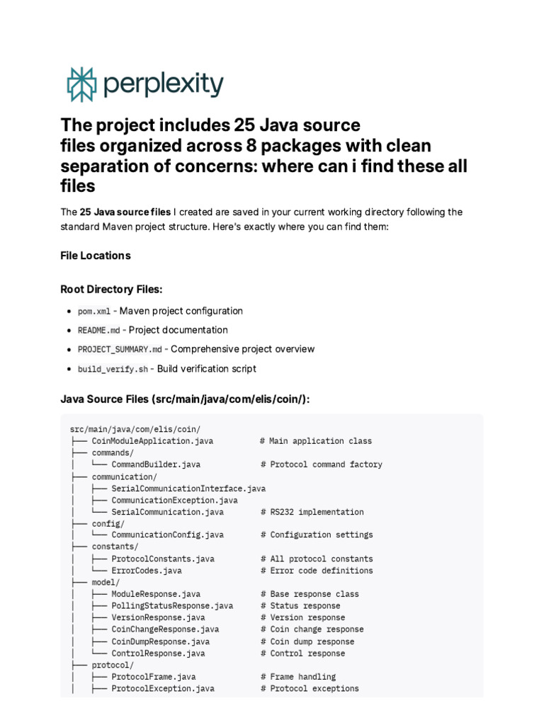 The Project Includes 25 Java Source Files Organize Pdf Systems
