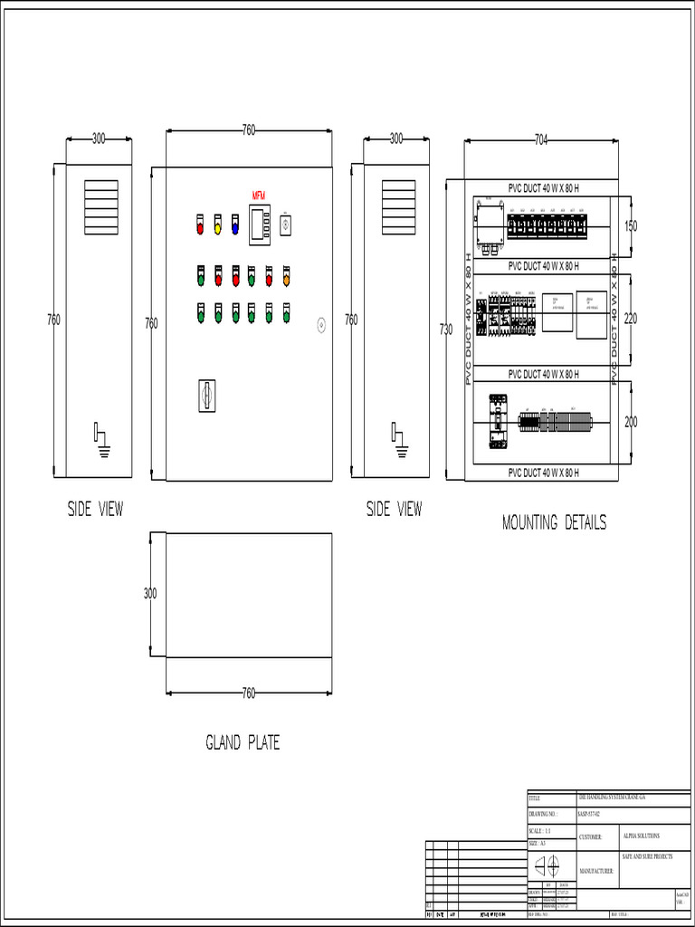 Die Handling Crane Ga Drawing | PDF | Building Materials | Building ...