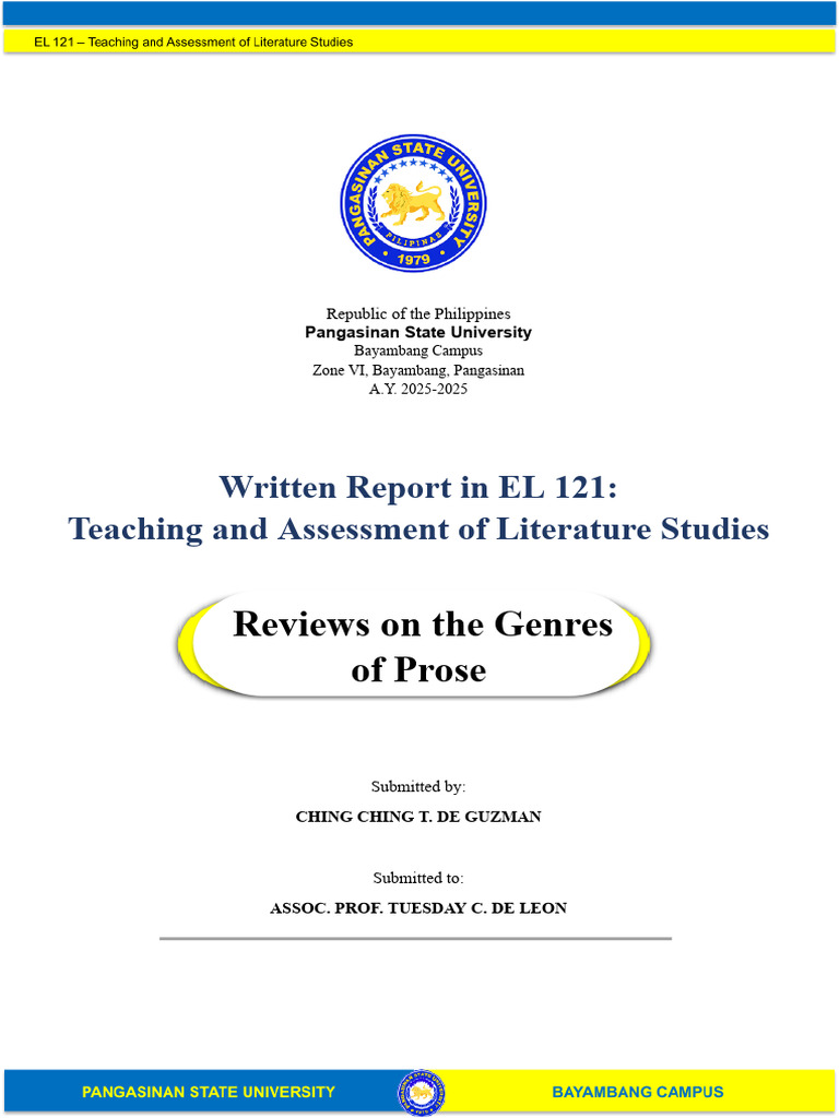 Overview of Prose Genres | PDF | Prose | Narrative